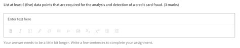 solved list at least 5 five data points that are required