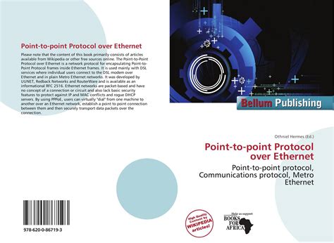 Point To Point Protocol Over Ethernet 978 620 0 86719 3 6200867194 9786200867193