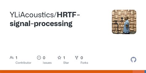 Github Yliacousticshrtf Signal Processing