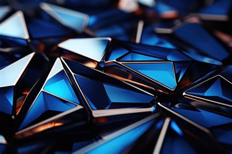 Premium Vector Photo Of Floating Blue Cubes Creating An Abstract Composition 3d Render