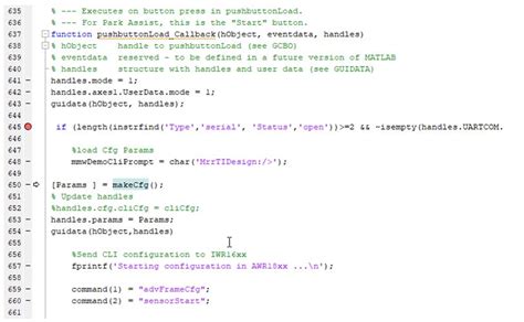 Awr1642 Modifying Matlab Parameters Sensors Forum Sensors Ti E2e Support Forums