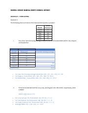 9 Exercise Chapter 9 1 Pdf NURUL IZZAH NABILA BINTI ISMAIL 285801 EXERCISE 9 FORECASTING