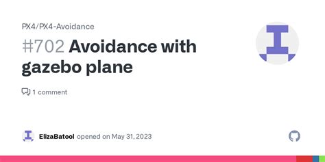 Avoidance With Gazebo Plane · Issue 702 · Px4px4 Avoidance · Github