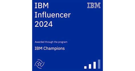 holger scherer on linkedin ibm influencer 2024 was issued by ibm to