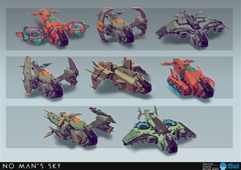 Artstation Nms Spaceships Beau Lamb No Mans Sky No Mans Sky