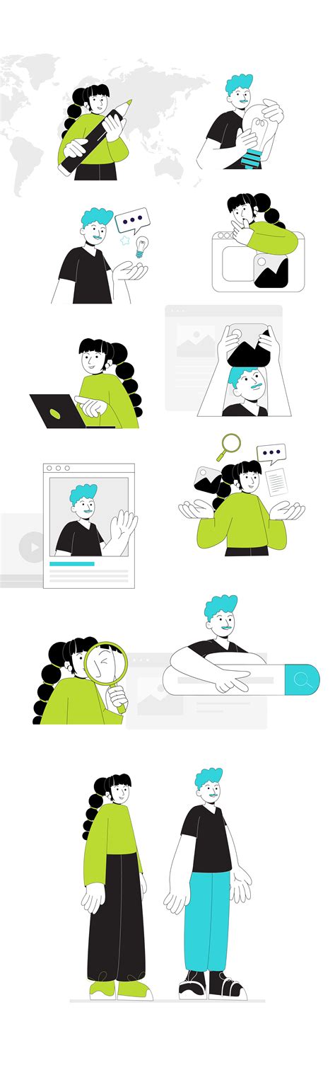 Design And Development Vector Illustrationns Behance