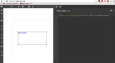 using html to go from one page to another · issue 619 · silexlabs