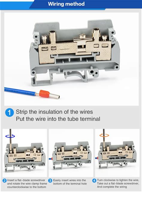 Urtk 6s Screw Clamp Screwfix Din Rail Terminals Tai Ding Electric