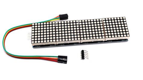 nettigo led 8x32 blue matrix module driven by max7219 [yā nǔ shén]