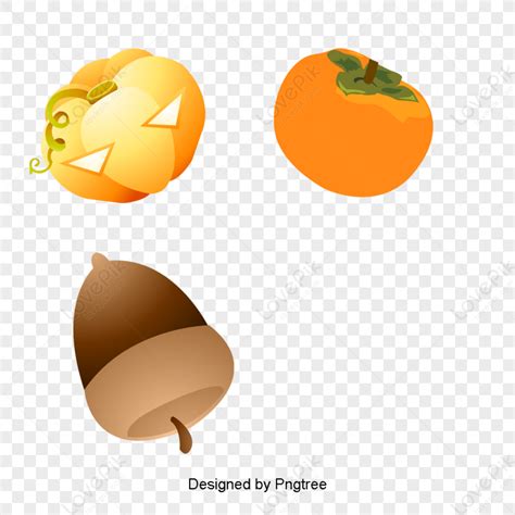 아름다운 만화 일러스트 귀엽다 자유형 가을 과일과 채소 원소호박절묘한 Png 일러스트 무료 다운로드 Lovepik