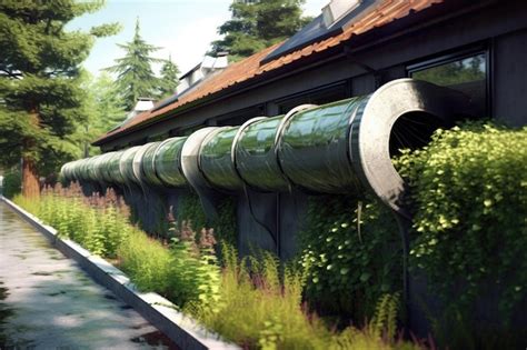 Premium Ai Image Gutter Filter System For Rainwater Collection Created With Generative Ai Premium Ai Image Gutter Filter System For Rainwater Collection Created With Generative Ai