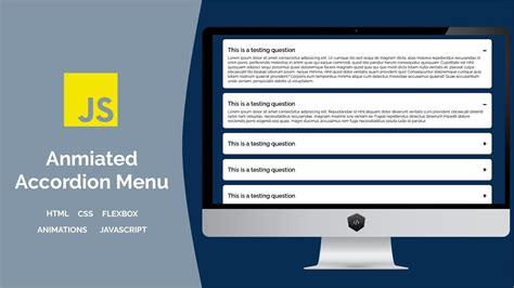 How To Create An Accordion Menu In Minutes With JavaScript