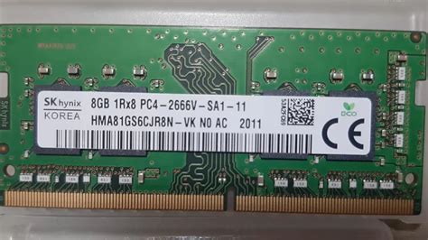 رم لپ تاپ 8 گیگ Sk Hynix Ddr4 2666