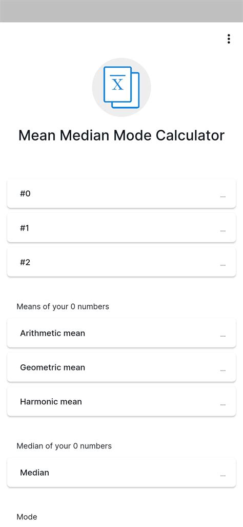 Mean Median Mode Calculator Apk 안드로이드용 다운로드 최신 버전
