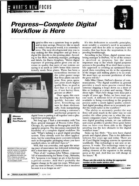 Prepress Complete Digital Workflow Is Here Pdf
