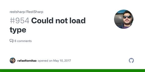 Could Not Load Type · Issue 954 · Restsharprestsharp · Github