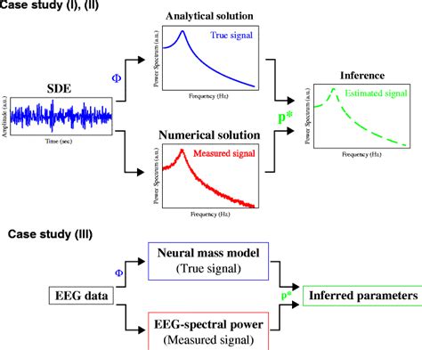 schematic illustration of parameter inference carried out in this work
