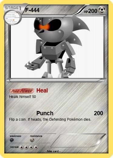 Pok Mon F Heal My Pokemon Card