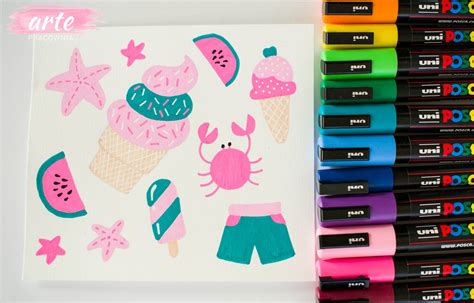 Posca Markers Review Artistic Blog Learn How To Draw With Colored Pencils