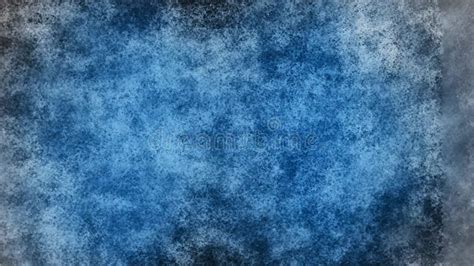 Exploring Abstract Patterns In Blue Shades And Textures Created Through Various Artistic