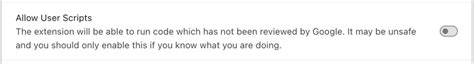 Chrome UserScripts API Chrome For Developers
