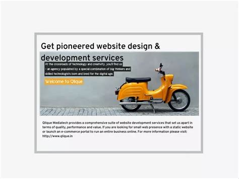 ppt website development company india powerpoint presentation free