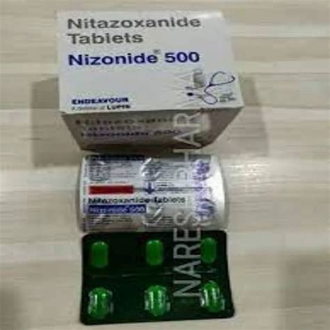 Nitazoxanide Tablets 500 Mg At Rs 119stripe Nitazoxanide Tablets In
