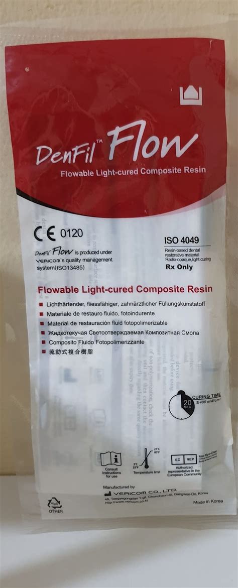 Denfil Flow Flowable Light Cured Composite Resin A1 Shade Pack Lazada Ph