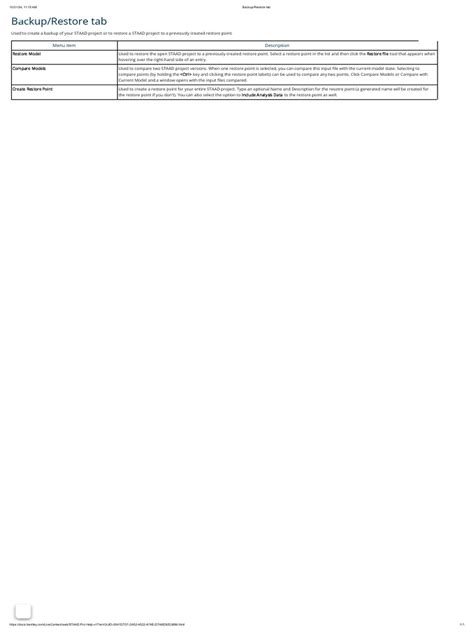 Backup Restore Tab Pdf Computers