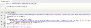 Python User Input From Keyboard Input Function AskPython