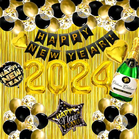 Buy New Years Decorations 2024 New Years Eve Party Supplies 2024