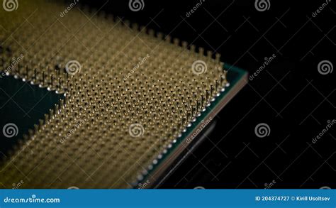 CPU A Modern High Performance Processor With Thousands Of Microchips And Circuits Stock Video