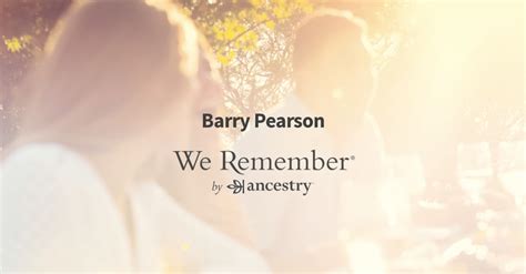 Barry Pearson 2022 Obituary