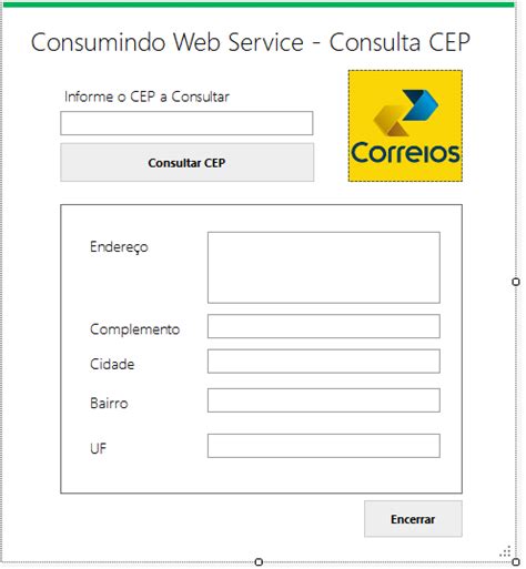 Vb Net Consumindo Um Web Service Correios