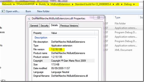 Again On Assembly Numbering During TFS Build Codewrecks