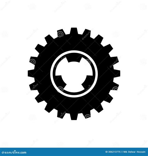 Helical Gear Icon Stock Vector Illustration Of Helical 306213775