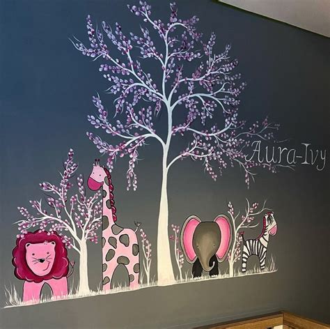 Pretty Mural For Aura Ivy Beth Gallagher Art