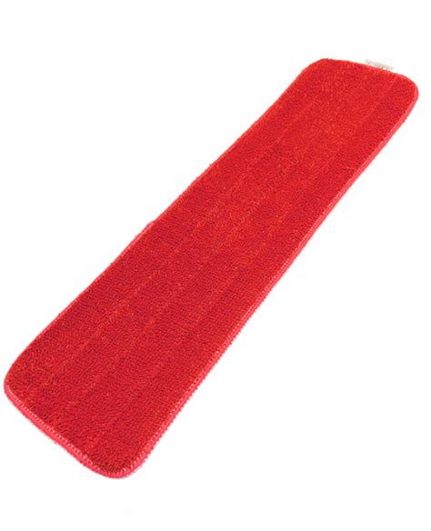 Microfiber 18 Wet Flat Mop Pad Red