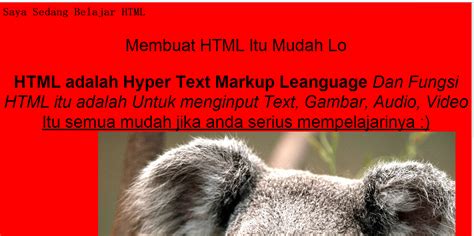 Cara Membuat Html Sederhana Memperbaharui Halaman Web