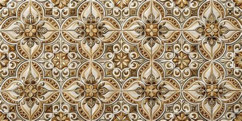 Classic Tile Abstract Pattern Texture Background Premium Ai Generated