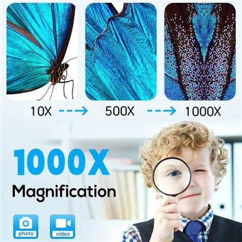 Digital Microscope Android 1000x 1080 Kentfaith Kandf Concept