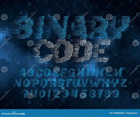 Binary Font
