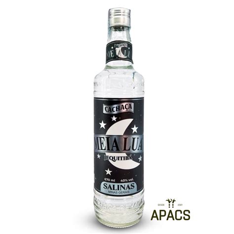 Cachaça Meia Lua Jequitibá 670 Ml Apacs