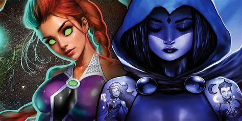 I Admit It Starfire And Raven Really Set The Dc Universe S Friends Goals