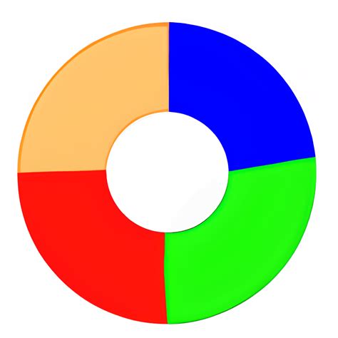 2D Doughnut Chart Creative Fabrica