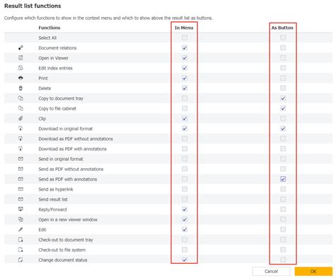 How To Restrictadd Context Menu Functions For A Result List · Docuware