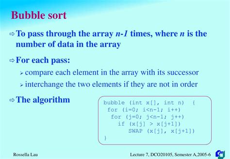 Ppt Dco 20105 Data Structures And Algorithms Powerpoint Presentation