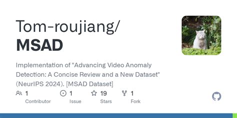 Github Tom Roujiangmsad Implementation Of Advancing Video Anomaly