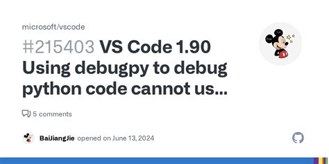 Vs Code 190 Using Debugpy To Debug Python Code Cannot Use Step Into To Enter The Dependent
