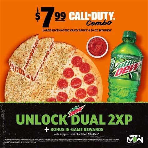 How To Redeem Mw2 Double Xp Codes From Mtn Dew And Little Caesars